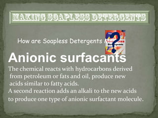 Soapless detergent | PPTX
