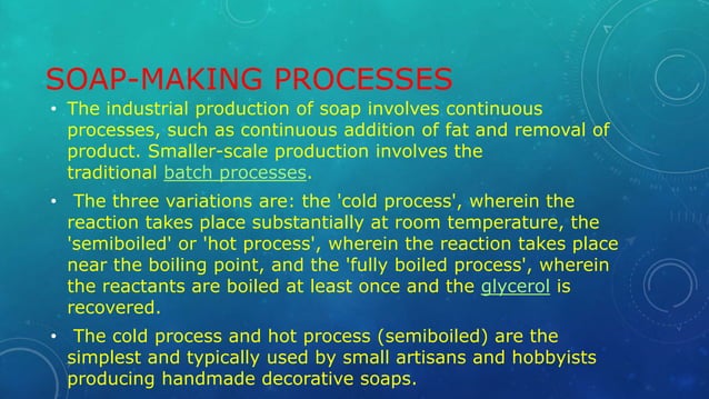 Soap manufacturing process | PPTX
