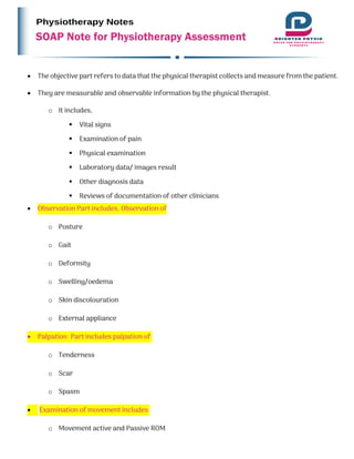 SOAP Note for Physiotherapy Assessment .pdf