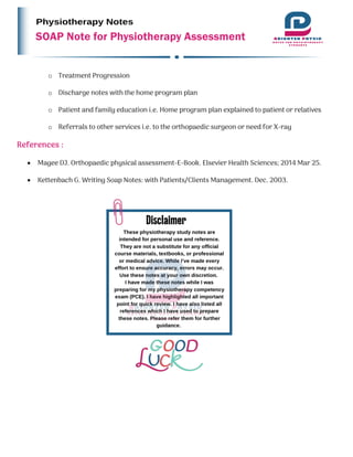 SOAP Note for Physiotherapy Assessment .pdf