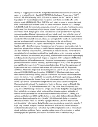 Soap Note 2 Chronic Conditions.docx