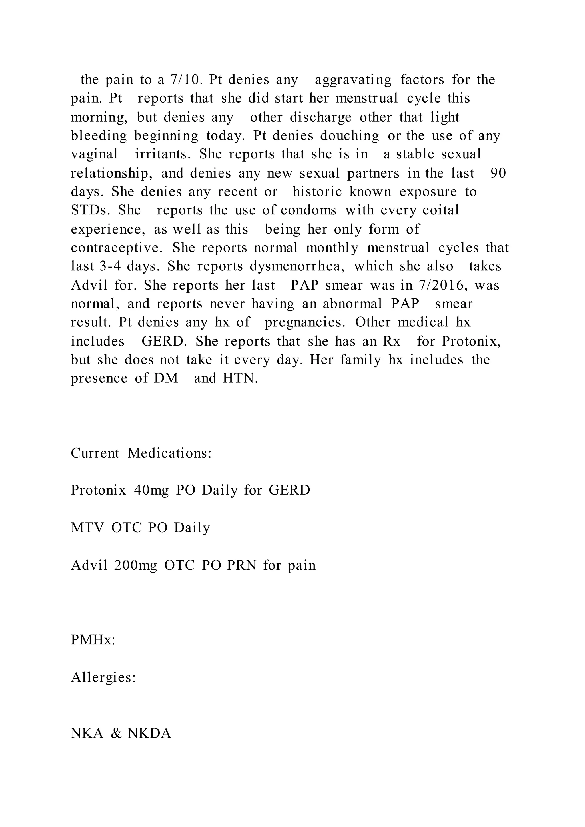 Soap Note 2 Chronic ConditionsSoap Note Chronic Conditions ( | PDF