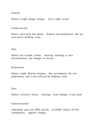 Soap Note 2 Chronic ConditionsSoap Note Chronic Conditions ( | DOCX