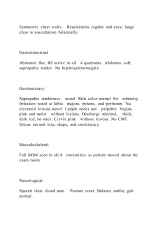 Soap Note 2 Chronic ConditionsSoap Note Chronic Conditions ( | DOCX