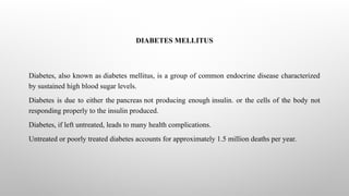 SOAP(SUBJECTIVE,OBJECTIVE,ASESSMENT,PLAN) NOTE FOR DIABETES.pptx