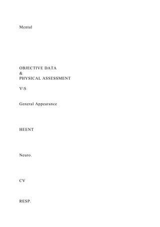 SOAP note Identification Problem RecognitionPatient ini.docx