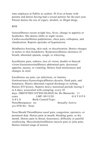 SOAP NotePatient Initials RA Pt. Encounter Number .docx