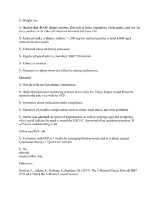 Soap notes will be uploaded to Moodle and put through TURN-It-In (anti.docx