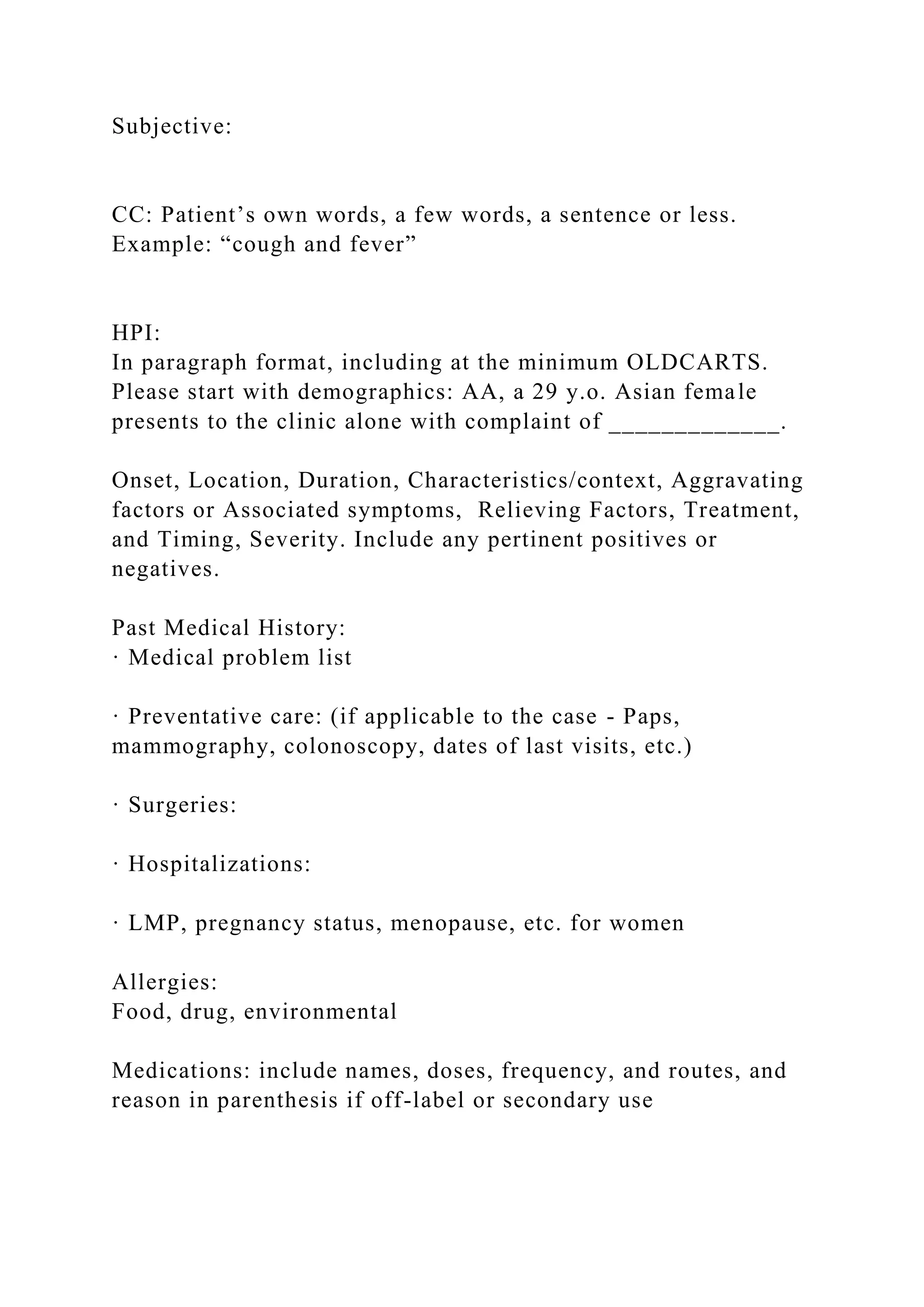 SOAP Note Week TwoUnited States University.docx