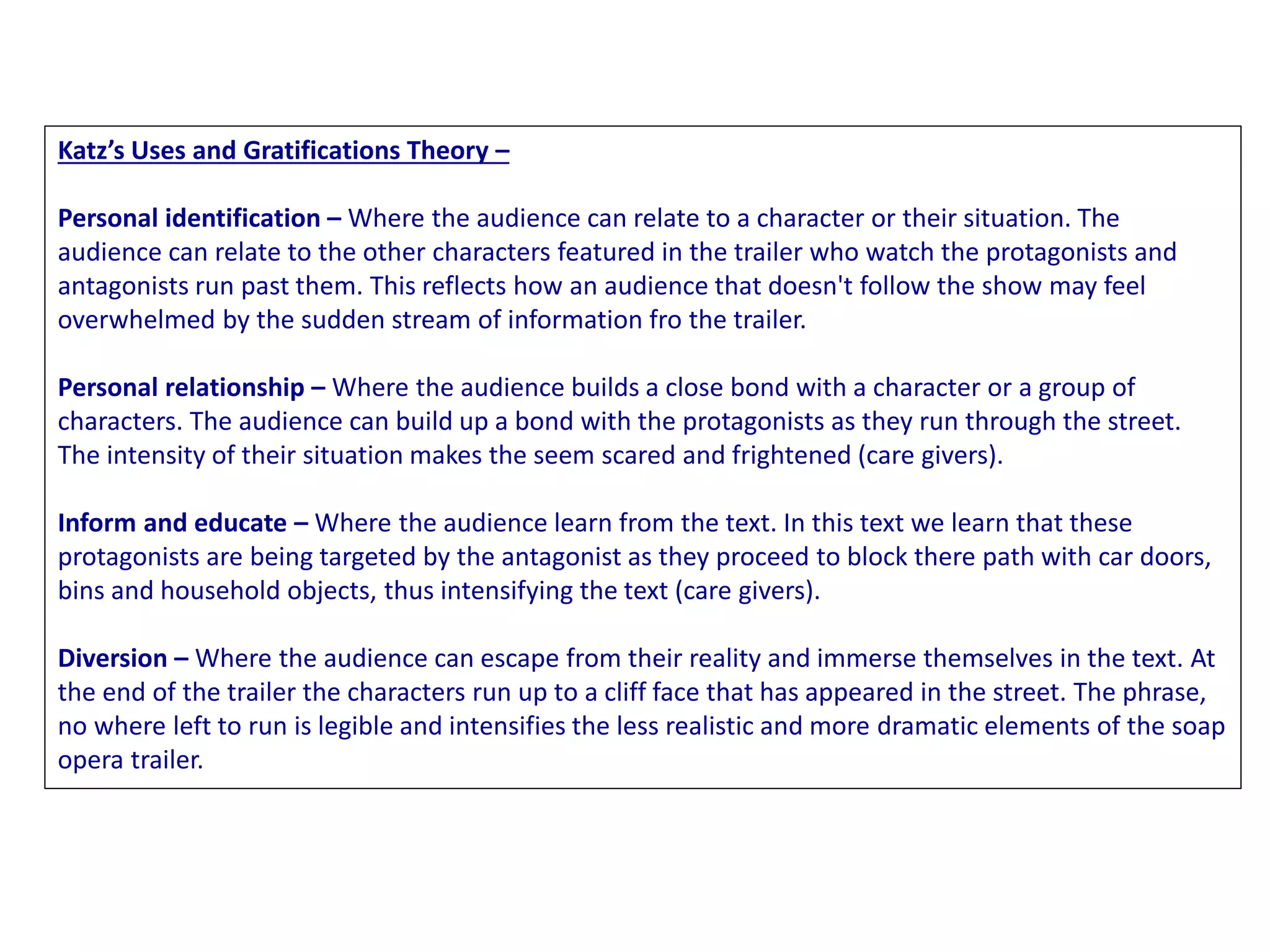 Soap opera genre target audience | PPTX | Soap Opera | Genres
