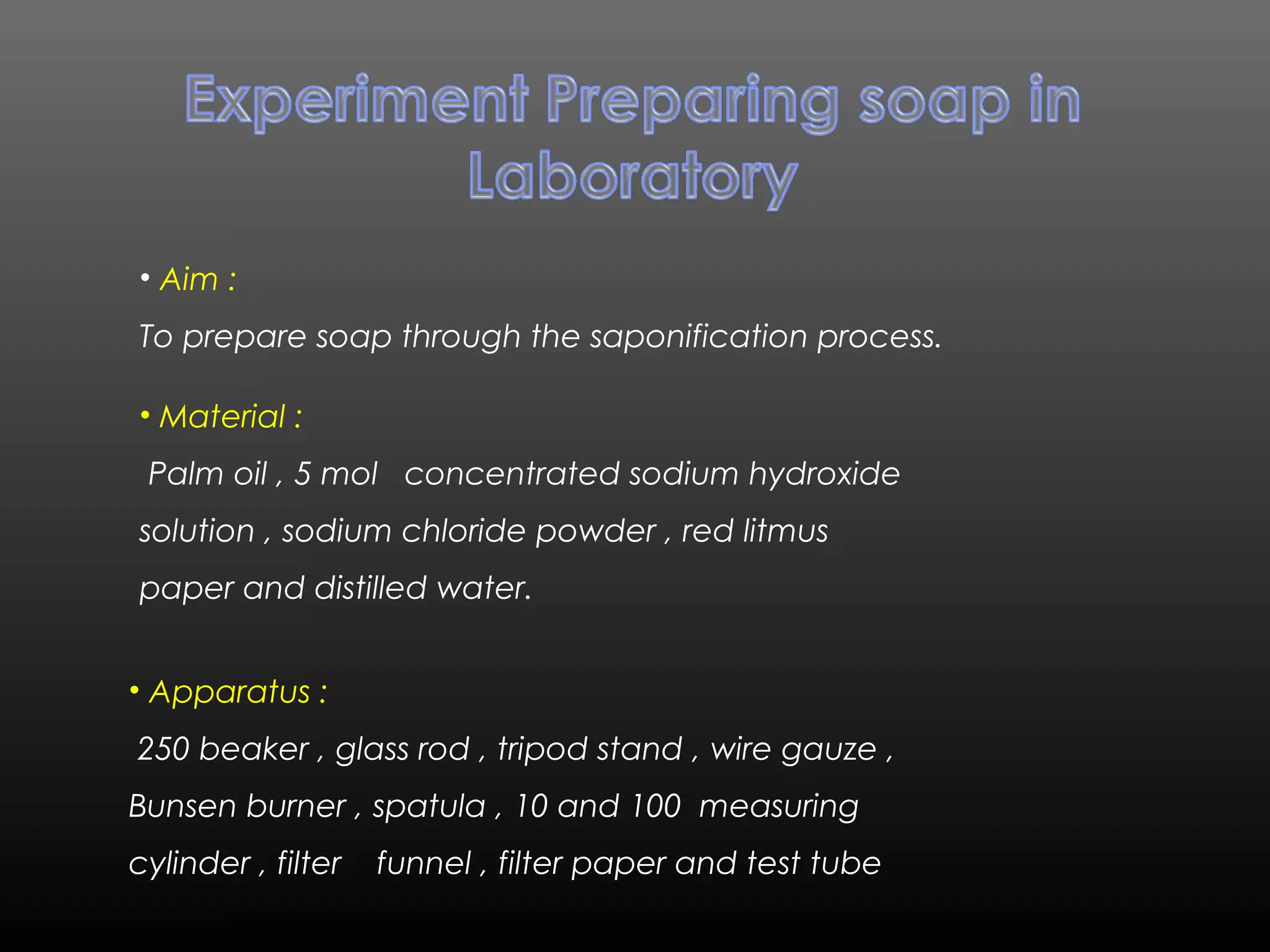 Soap process | PPT