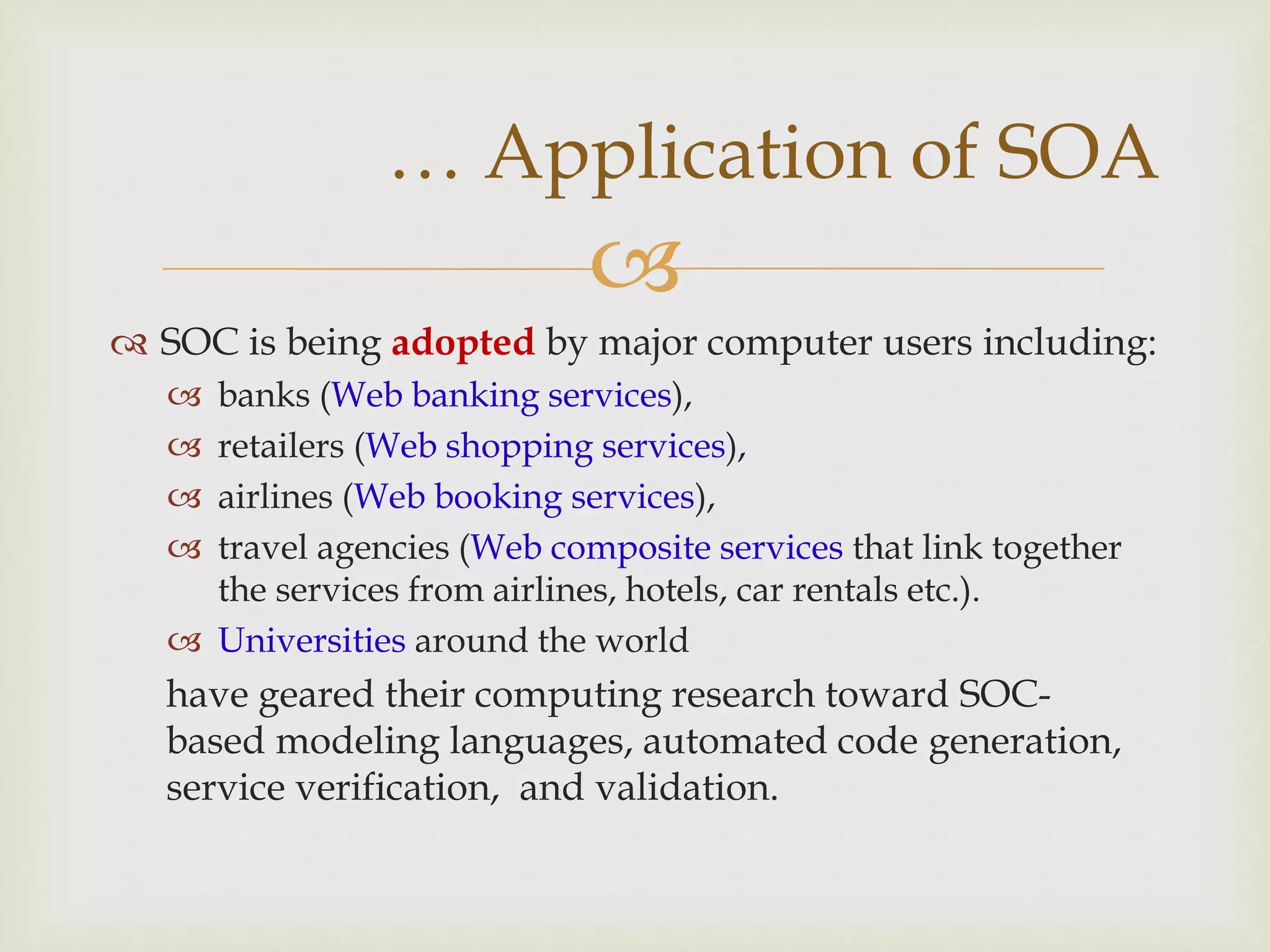 Service Oriented Architecture Soa Pptx Cloud Computing Internet