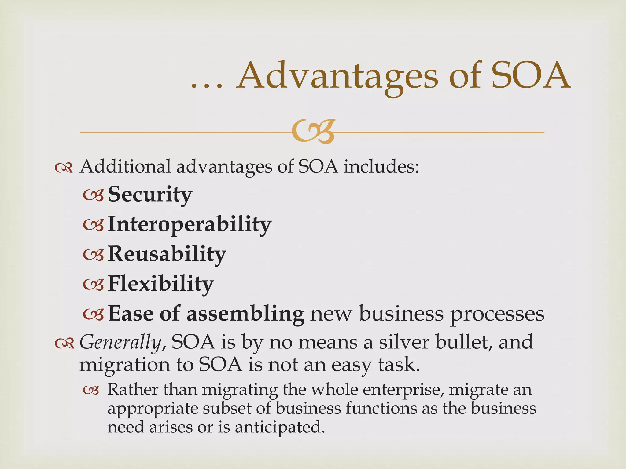 Service Oriented Architecture (SOA) | PPTX