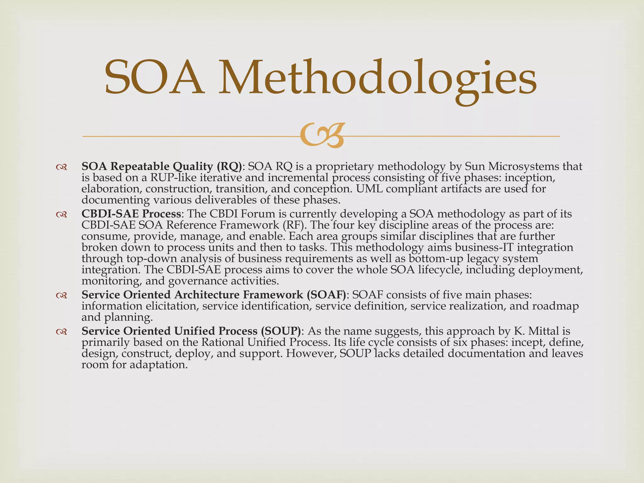 Service Oriented Architecture (SOA) | PPTX