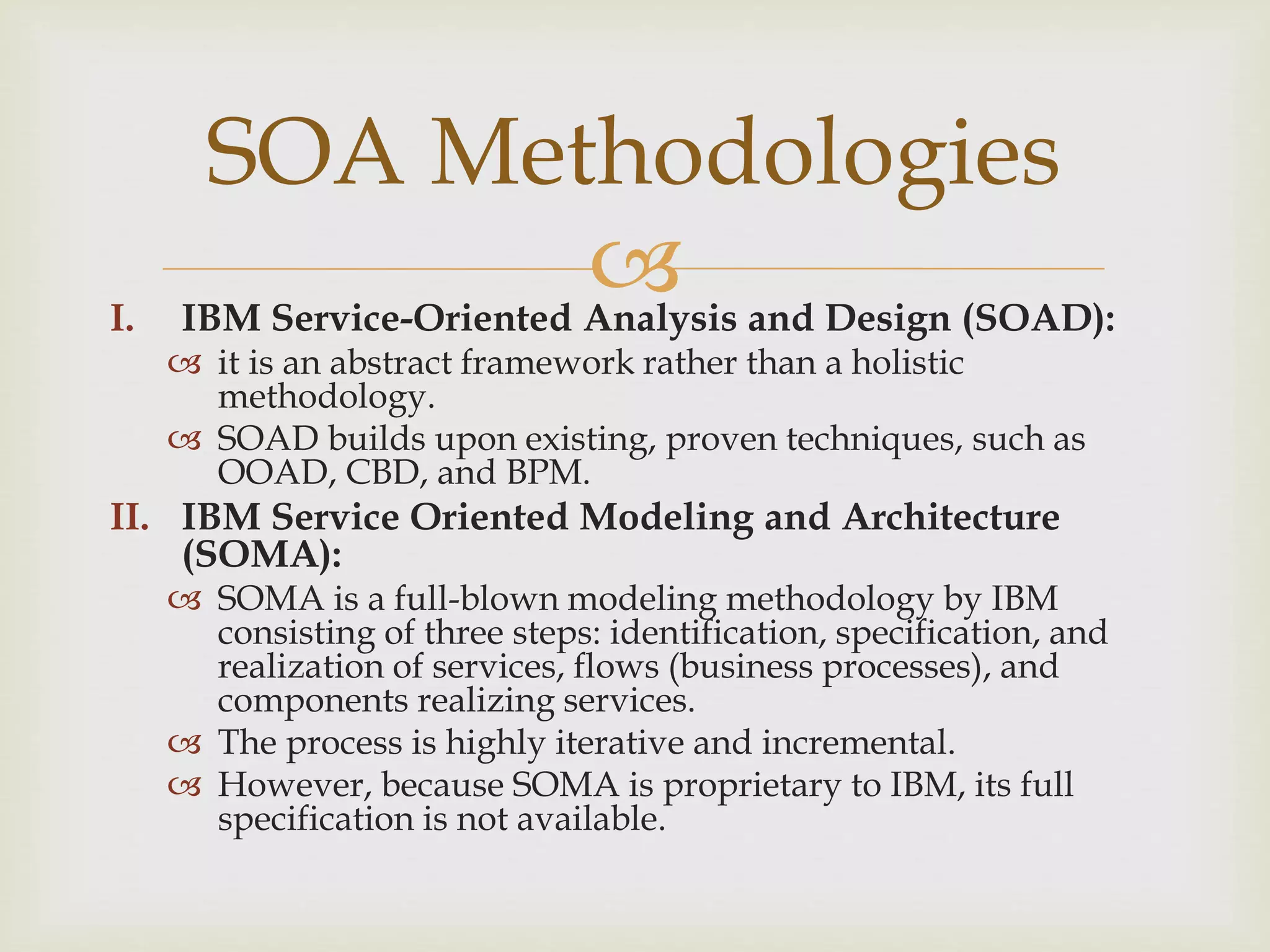 Service Oriented Architecture (SOA) | PPTX