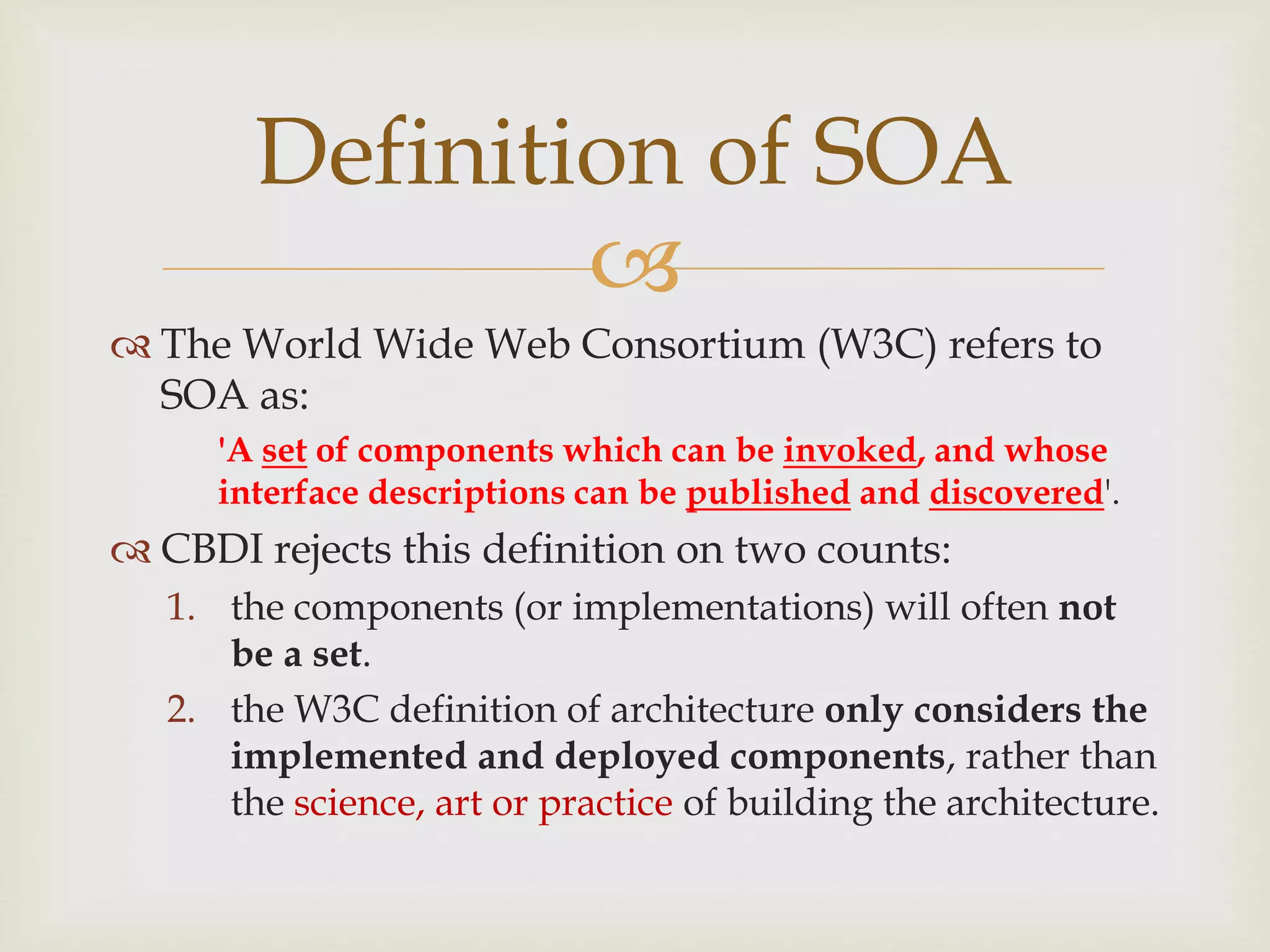 Service Oriented Architecture Soa Pptx Cloud Computing Internet