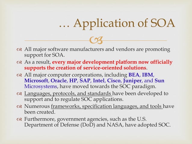Service Oriented Architecture Soa Pptx Cloud Computing Internet