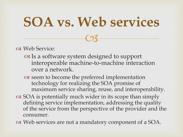 Service Oriented Architecture Soa Pptx Cloud Computing Internet
