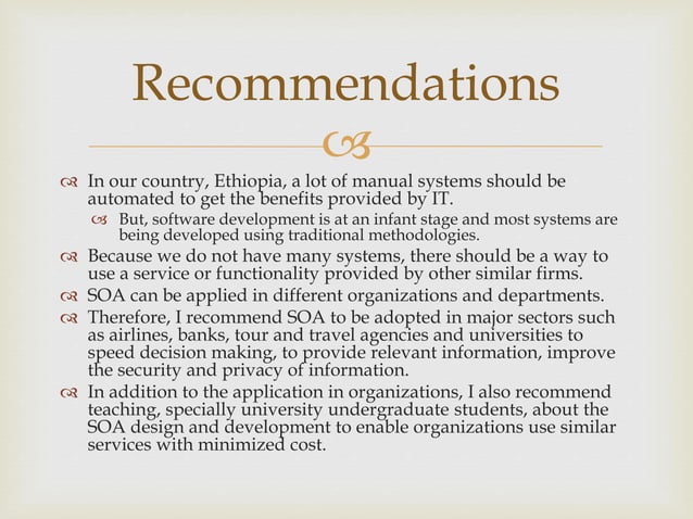 Service Oriented Architecture (SOA) | PPTX | Cloud Computing | Internet