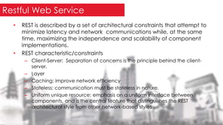 Soap and restful webservice | PPTX