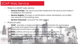 Soap and restful webservice | PPTX