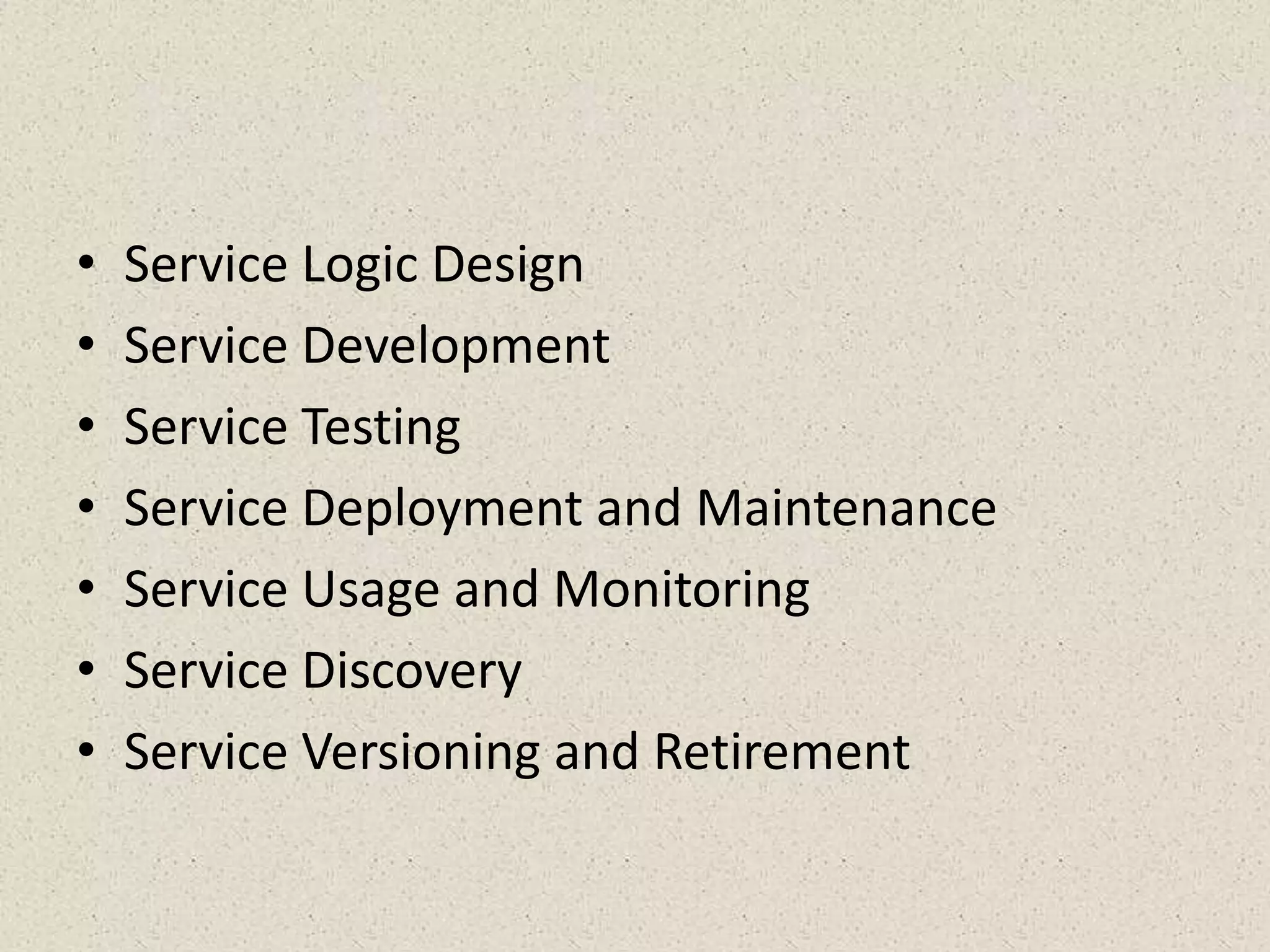 Soa project fundamentals | PPTX