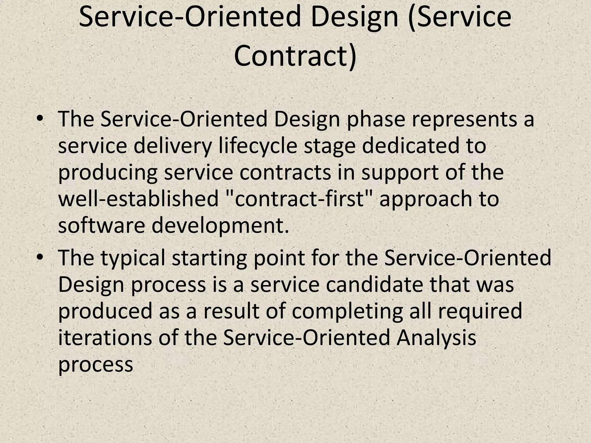 Soa project fundamentals | PPTX