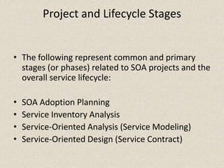 Soa project fundamentals | PPTX