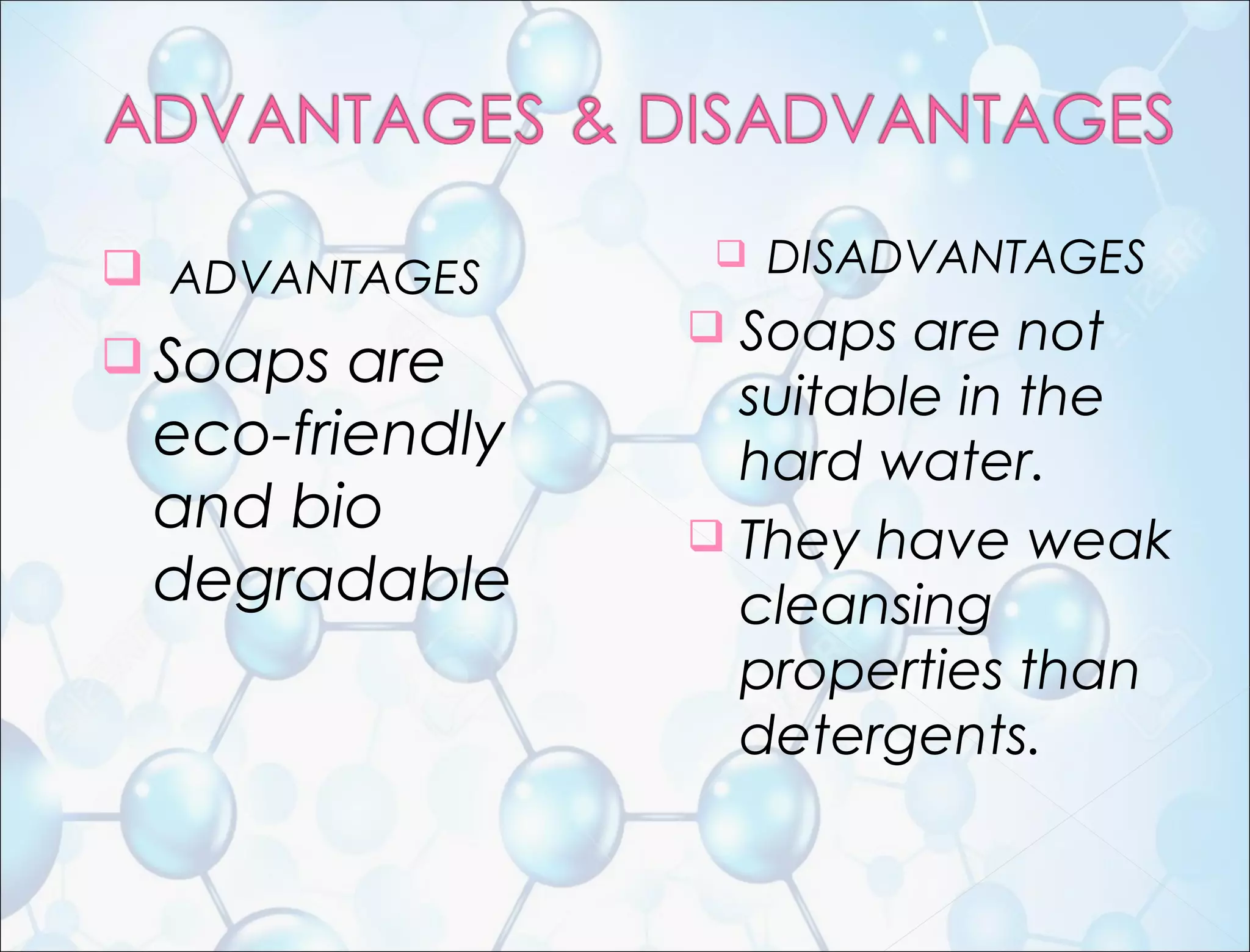 Soaps and detergents | PPT