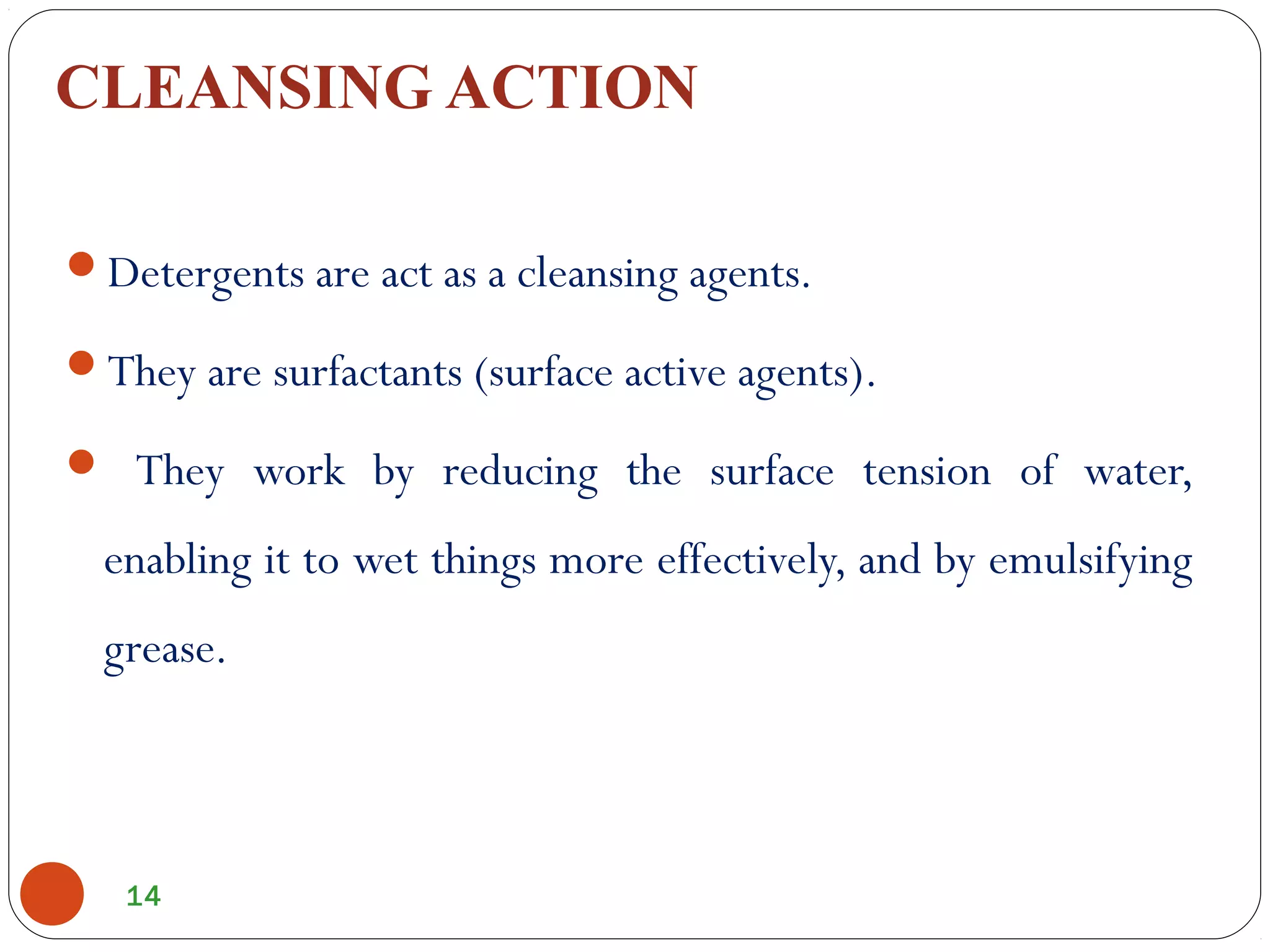 Soaps and detergents | PPT