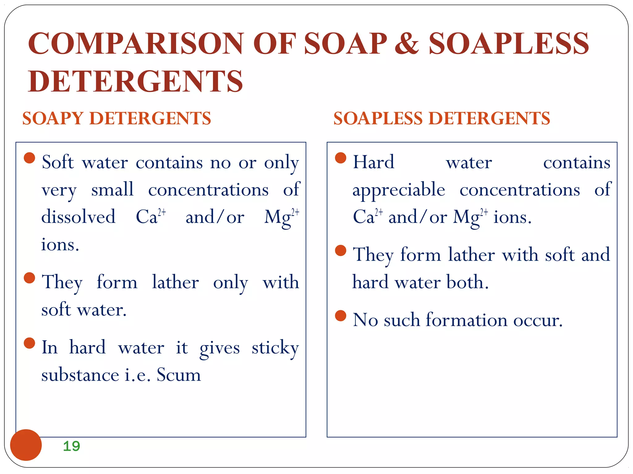Soaps and detergents | PPT