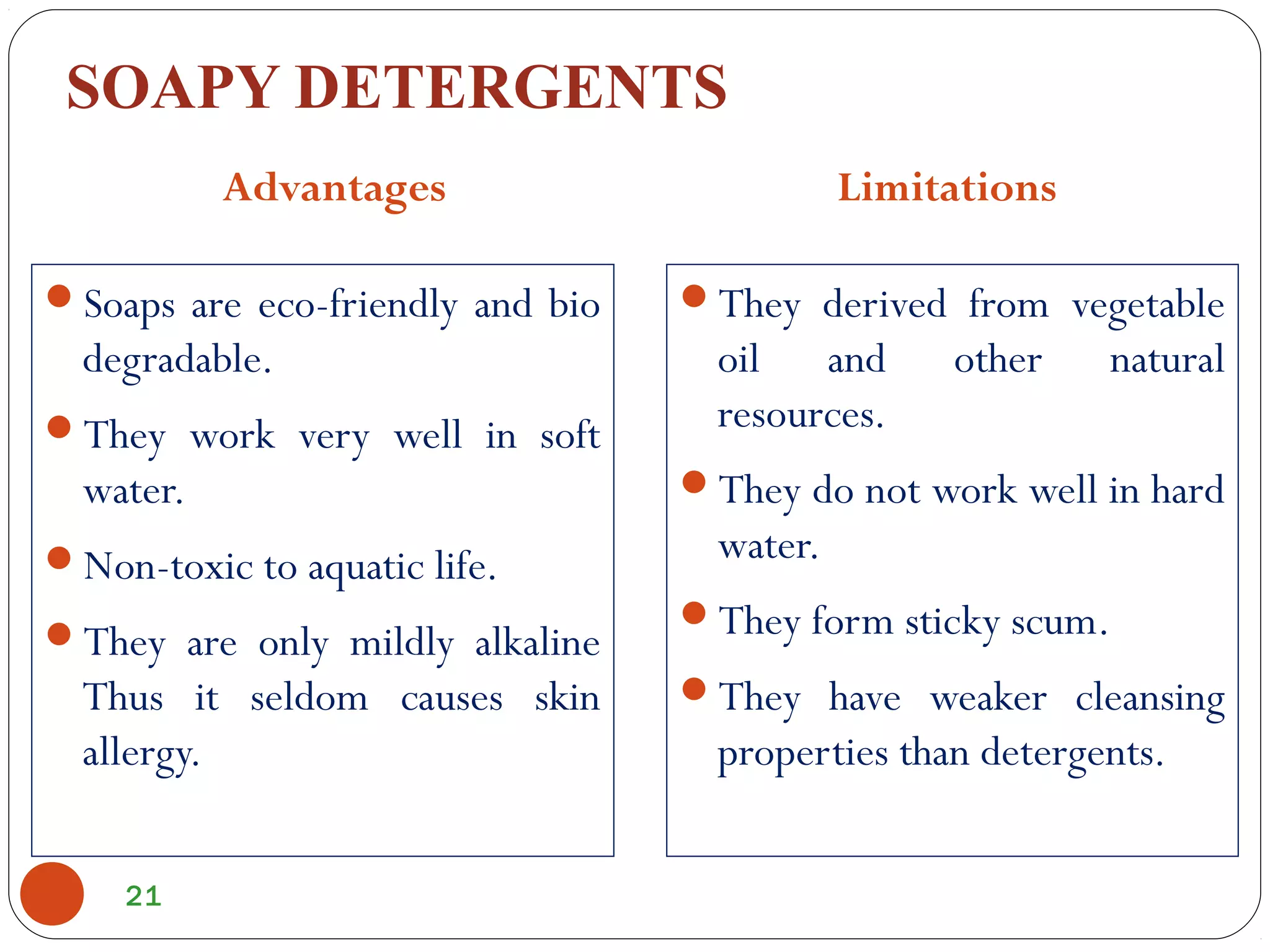Soaps and detergents | PPT