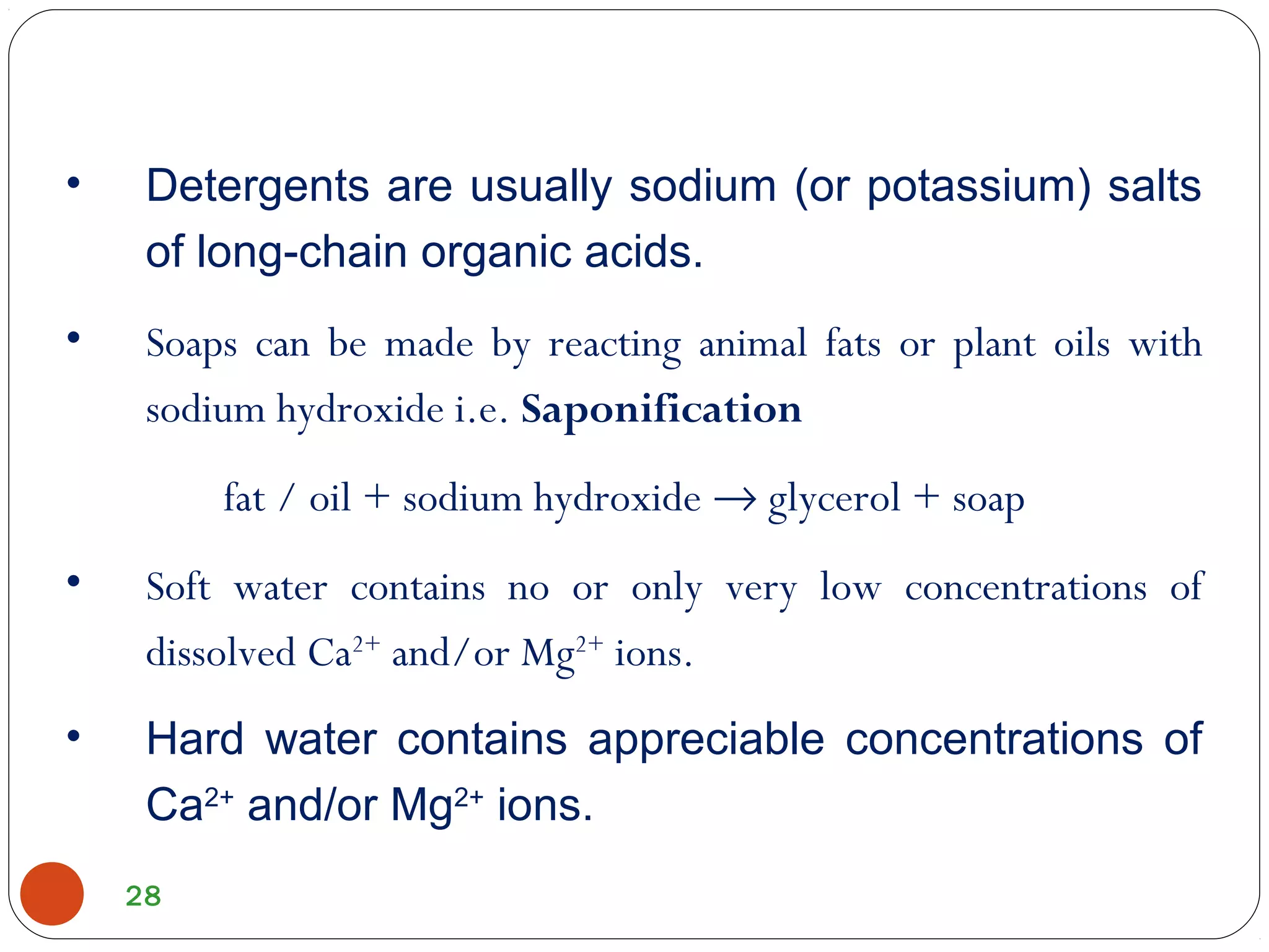 Soaps and detergents | PPT