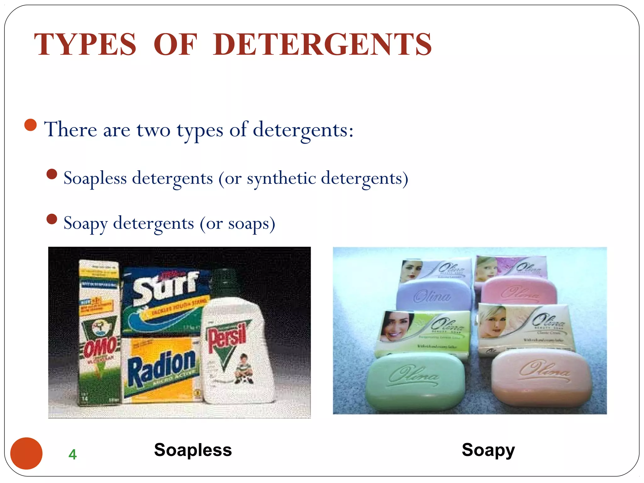 Soaps and detergents | PPT