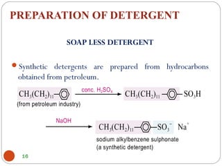 Soaps and detergents | PPT