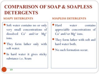 Soaps and detergents | PPT