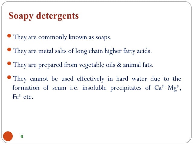 Soaps And Detergents Ppt