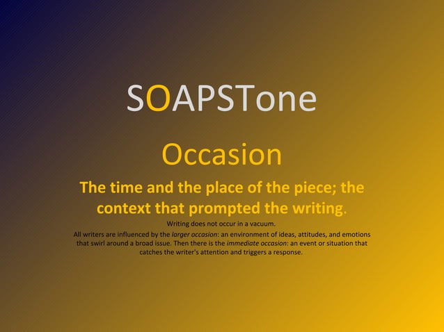Soaps-tone | PPT