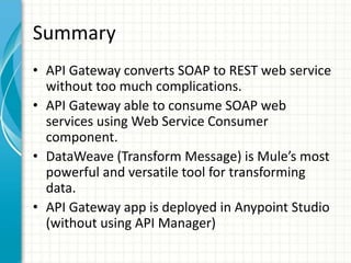 SOAP To REST API Proxy | PPT