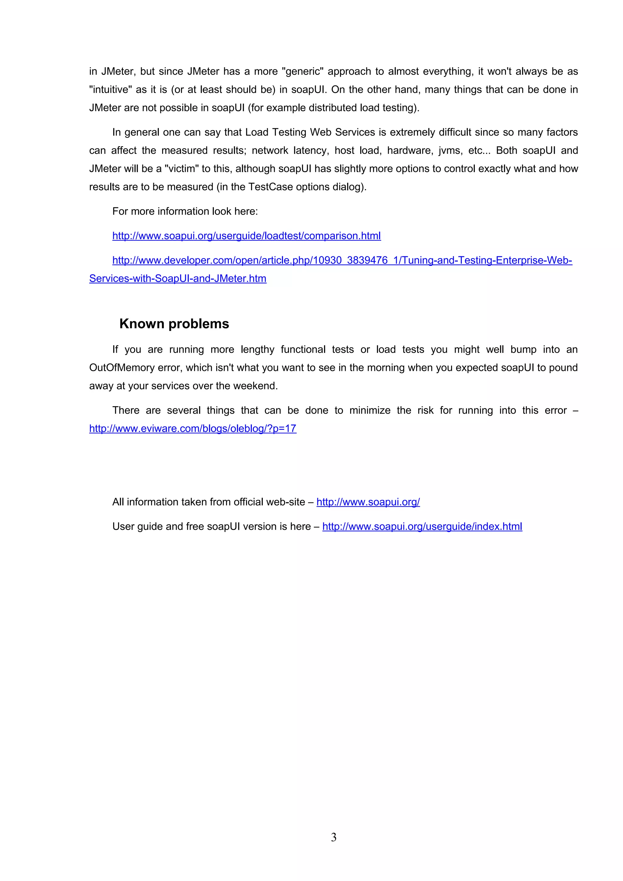 Soap ui documentation | PDF