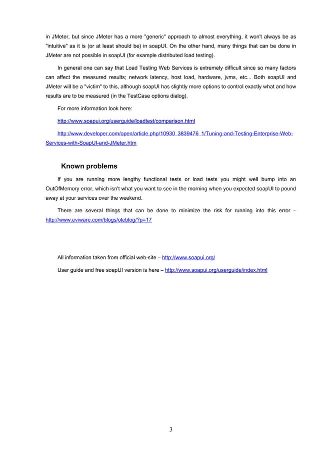 Soap ui documentation | PDF