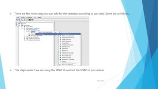 SOAPUI Test Design & Utilities | PPT