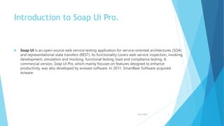 SOAPUI Test Design & Utilities | PPT