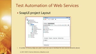 Soap ui automation | PPTX | Web Development | Internet