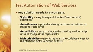 Soap ui automation | PPTX | Web Development | Internet