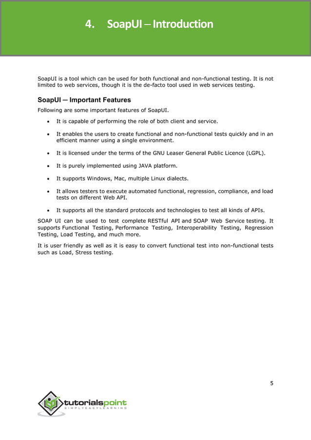 Soapui tutorial | PDF