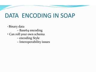 SOAP WEB TECHNOLOGIES | PPTX