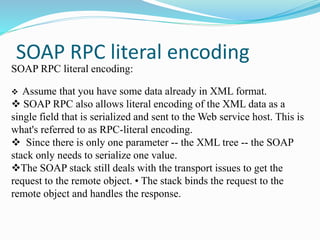 SOAP WEB TECHNOLOGIES | PPTX