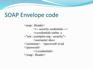 SOAP WEB TECHNOLOGIES | PPTX