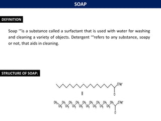 Soap vs detergents | PPTX